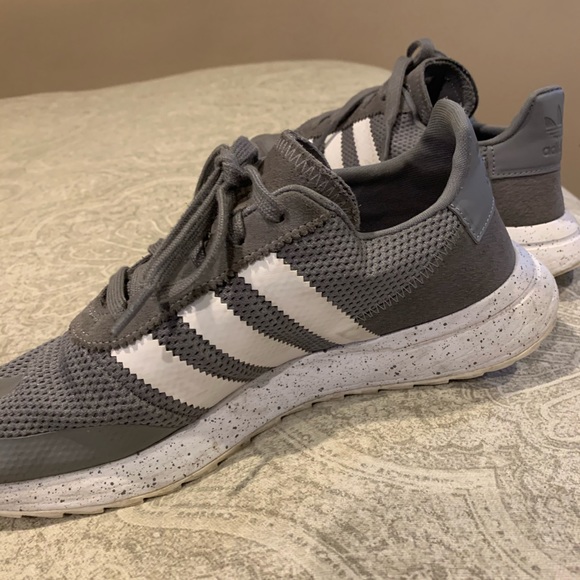 adidas | Shoes | Adidas Grey And White Womans Sneaker | Poshmark